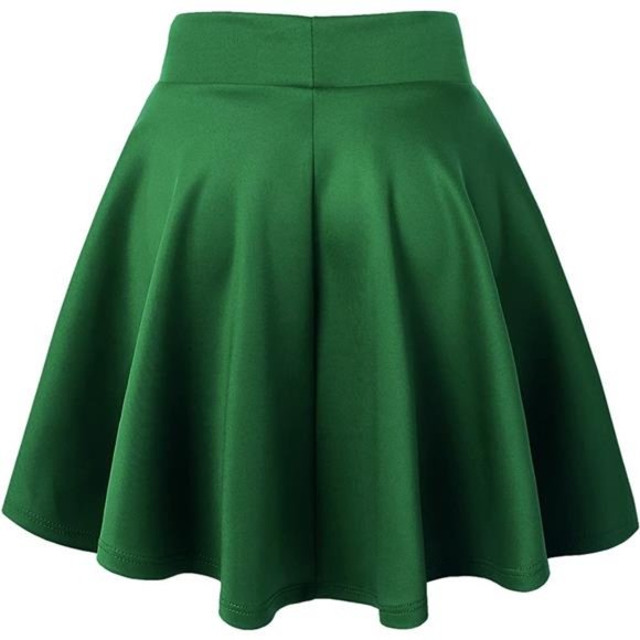 Skirts Womens Basic Versatile Stretchy Flared Casual Mini Skater